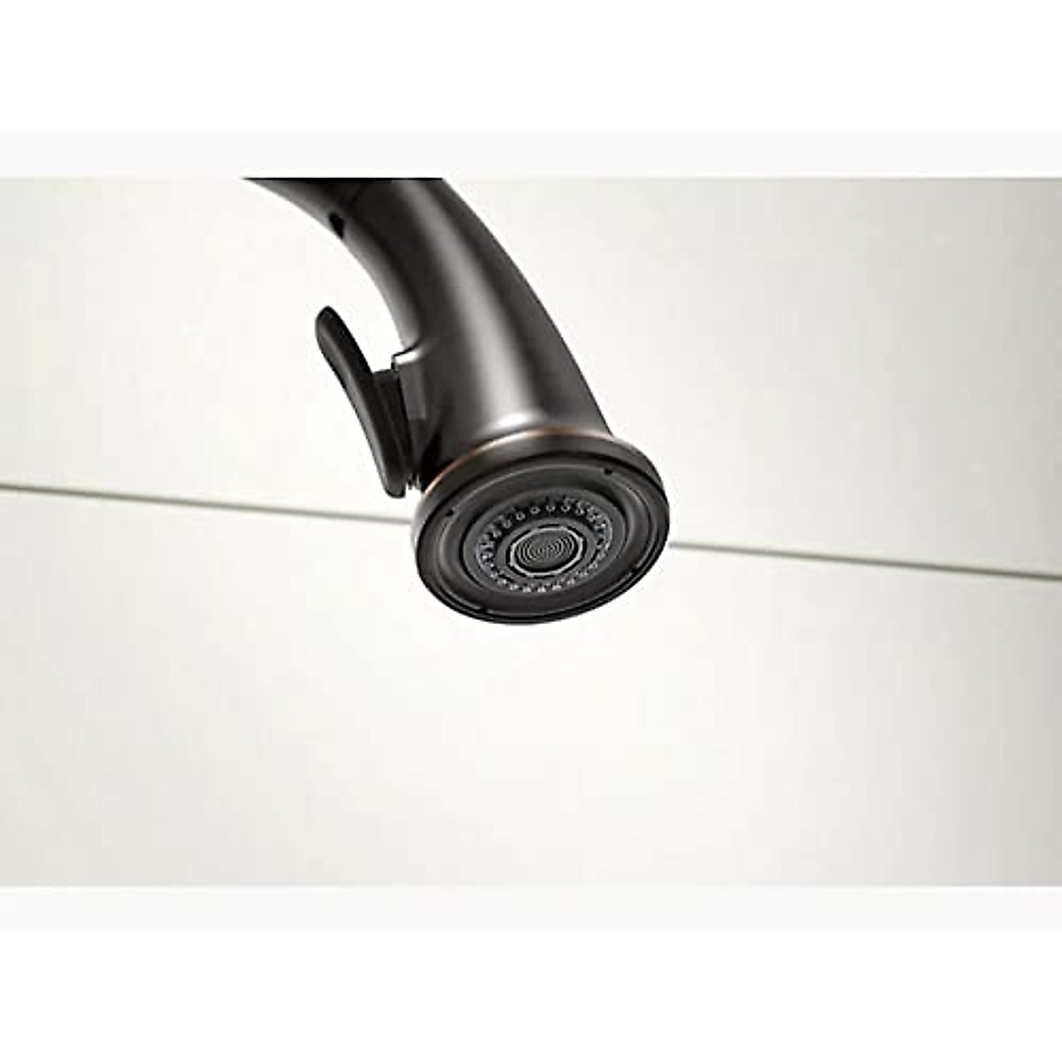 KOHLER K-R24937-SD-VS Neuhaus Pull Down Kitchen Faucet, 2-Spray Faucet, Kitchen Sink Faucet with Pull Down Sprayer in Vibrant Stainless