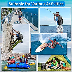 Atarni Waterproof Dry Bag Backpack - 20L/30L Floating Lightweight Bags With Zipper Dry Sack & Roll Top for Kayaking Swimming Boating Rafting Fishing Hiking Camping and Beach
