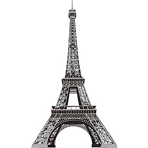 RoomMates RMK1576GM Paris Eiffel Tower Peel and Stick Wall Decal 55.75 inch x 32.5 inch