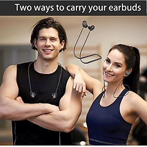 ULITIQ Compatible with Google Pixel Buds Pro Strap, Sports Silicone Pixel Buds Pro Earbuds Lanyard, Anti Lost Straps Accessories, Anti-Lost Neck Rope Cord Soft, Running Holder Connector, (Black)