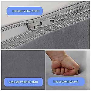 MeMoreCool 10-Piece Kids Couch Sofa, Modular Toddler Couch for Playroom Bedroom, Fold Out Couch Play Couch for Kid Girl Boy, Kids Convertible Sofa Sectional Foam Playset Couch Set, Grey