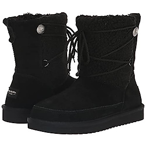 Koolaburra by UGG Women's MICHON Short Fashion Boot, Black, 9
