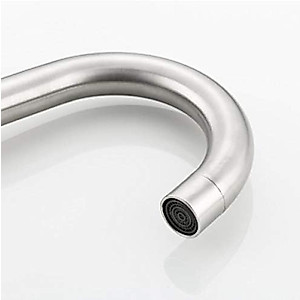 Kitchen Taps Hot and Cold Water Mixer Brushed 304 Stainless Steel Bathroom Faucet Basin Tap Bath Sink Faucet