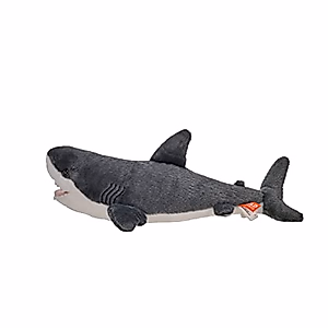 Wild Republic Great White Shark Plush, Stuffed Animal, Plush Toy, Gifts for Kids, Cuddlekins 13 inches
