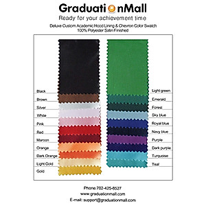 GraduationMall Custom Deluxe Graduation Doctoral Hood
