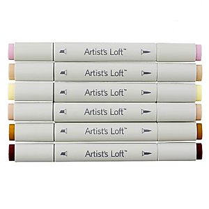 Artist's Loft Portrait Sketch Markers 6 Piece Set