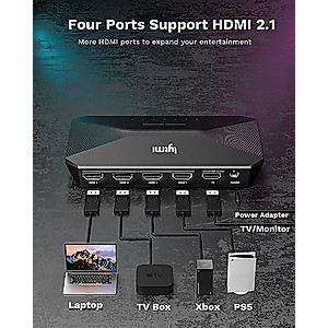 Lytmi Fantasy 3 TV Backlight Kit HDMI 2.1 with Sync Box Wi-Fi Backlight for 55~60 inch 8K 60Hz TV Color Sync Lights Compatible with Alexa & Google Assistant, App Control, Music Sync