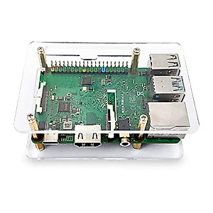 Acrylic Case for Rock Pi 4A/4B Single Board Computer/SBC