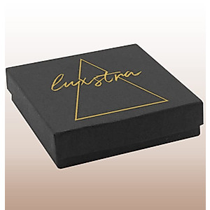 LUXSTRA CZ Gold Hoop Earrings,Solid 925 Sterling Silver Post,Cubic Zirconia Pave Hoop Earrings,18K Yellow, Rose, White Gold Filled Hoop Earrings,15, 20, 30mm, Gold Hoops Christmas, Cubic Zirconia