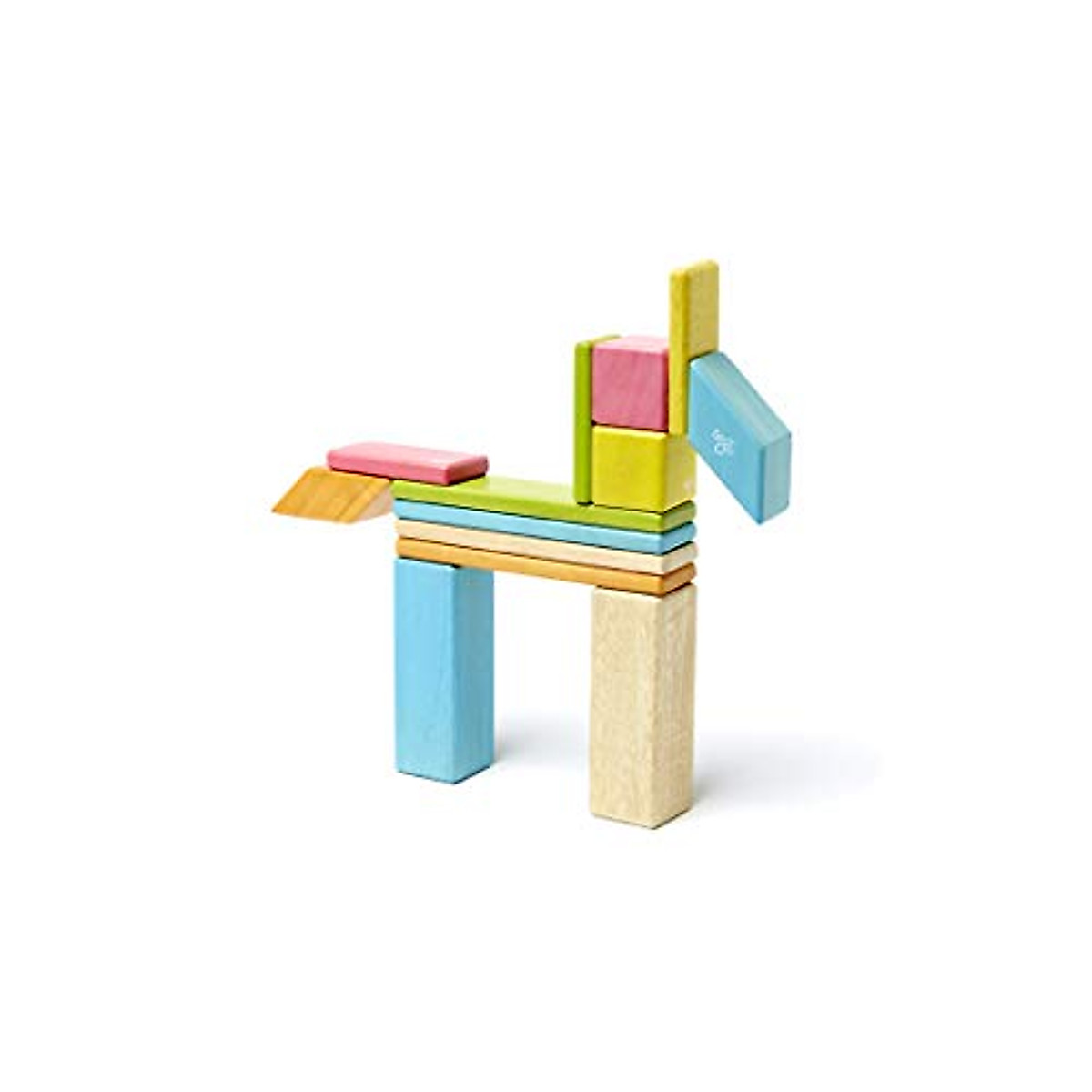 Tegu 14 Piece Magnetic Wooden Block Set in Tints