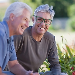 Sumkyle 3 Pack Progressive Multifocal Reading Glasses for Women Men Blue Light Blocking Computer Glasses Spring Hinge Readers(3 Mix C3, 1.50)