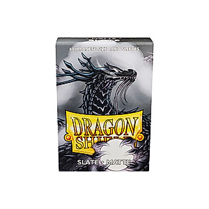 Arcane Tinman Dragon Shield Japanese Size Sleeves – Matte Slate 60CT - Card Sleeves Smooth & Tough - Compatible with Pokemon, Yugioh, & More– TCG, OCG,ART11127
