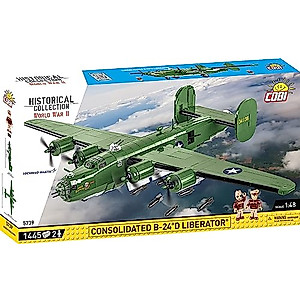 COBI Historical Collection WWII Consolidated B-24®D LIBERATOR® Plane Army Green, Large