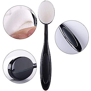 UNIMEIX 5 Pack Blending Brushes for Card Making Blending Tools for Drawing Blending Brush Blender（Size 3, 1.18" Brush Head, Black）