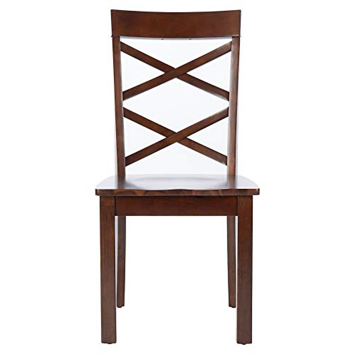 Safavieh Home Collection Ainslee Brown 18-inch Dining Chair (Set of 2)