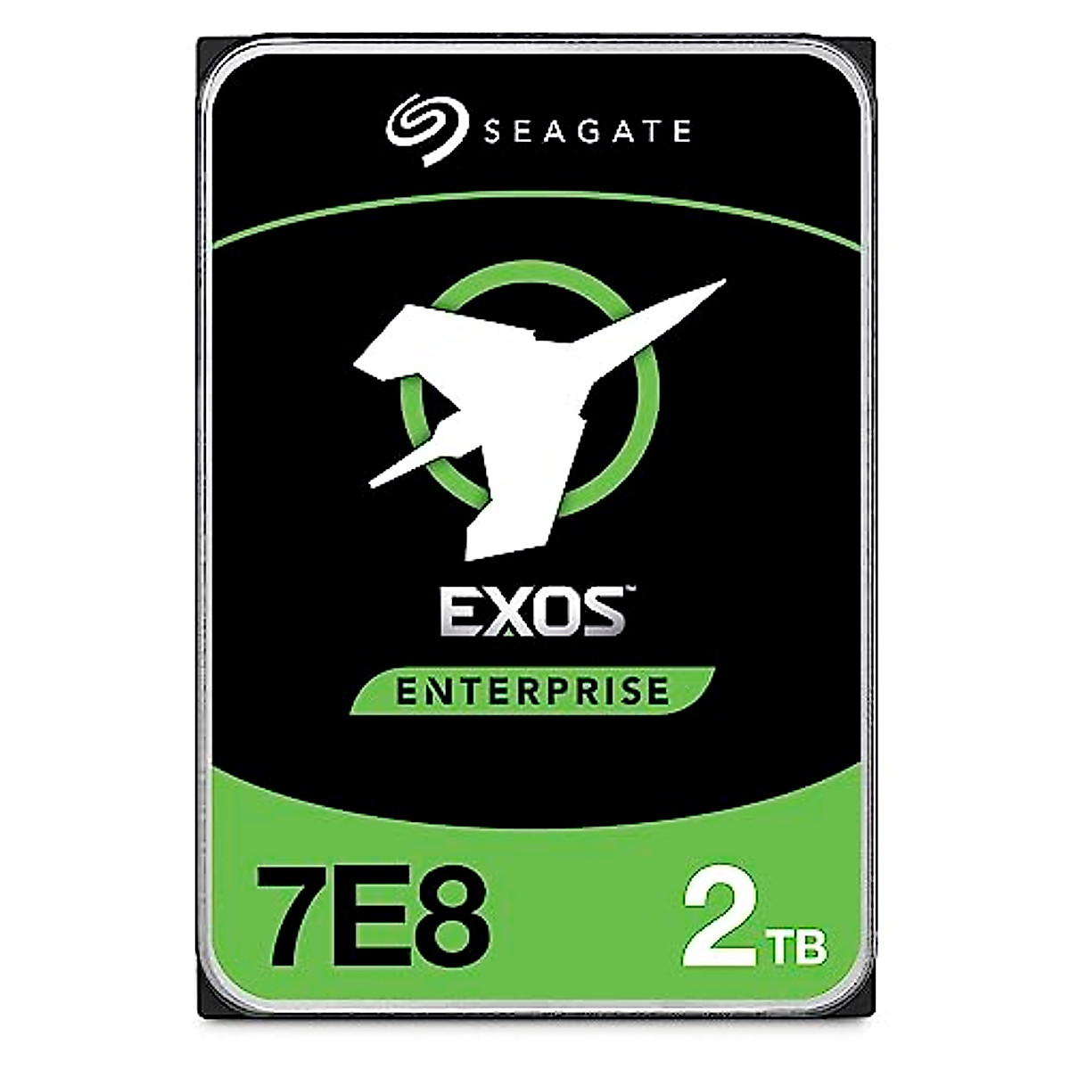 Seagate Exos 7E8 2TB Internal Hard Drive Enterprise HDD – CMR 3.5 Inch 512E SATA 6Gb/s 7200 RPM 256MB Cache for Enterprise, Data Center – Frustration Free Packaging (ST2000NM000A)