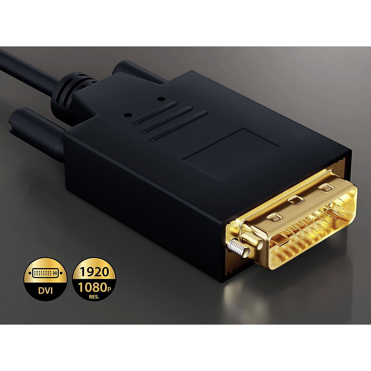 Cable Leader 15 ft Gold Plated Premium DisplayPort to DVI Cable 28 AWG