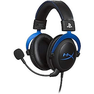 PlayStation 4 Slim 1TB Console + HyperX Cloud Licensed Gaming Noise Cancelling Headset Headphones + 3 Games (God of War, The Last of US, Horizon Zero Dawn) Bundle