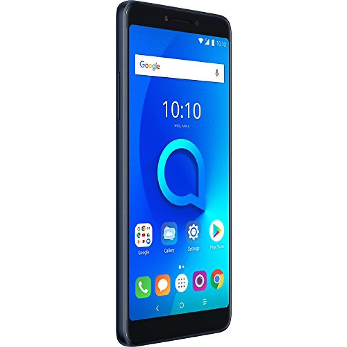 Alcatel 3V Unlocked Smartphone (AT&T/T-Mobile) - 6" 18:9 HD Display, 12MP Rear Dual Camera, Android 8.0 Oreo - Spectrum Black (U.S. Warranty)