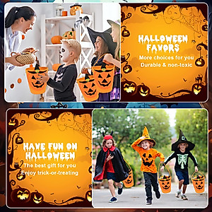 APROAT 140PCS Halloween Party Favors for Kids, Bulk Halloween Premium Toys with Pumpkin Buckets, Halloween Non-Candy Treats Basket Filler for Trick or Treat, Halloween Goodies Bag Stuffers