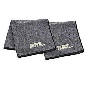 Flitz PB101 Orange Large 5-inch Buff Ball + 1.79oz Polish Paste + 2-pack Microfiber Cleaning Cloth/Towel + 2 mini-packs polish combo