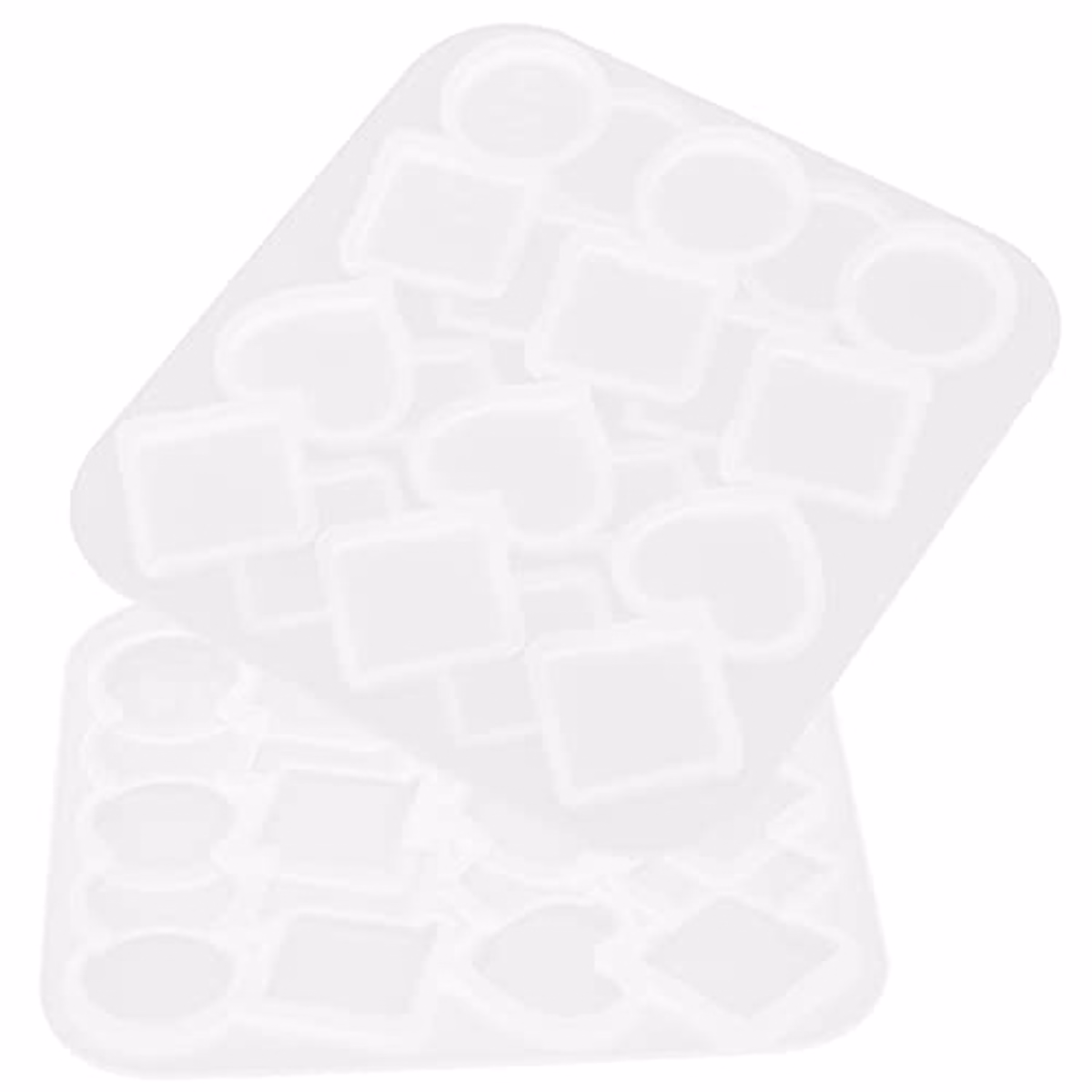 SEWACC 2pcs Hairpin Silicone Mold Resin Tray Molds Silicon Molds Resin Silicone Molds Hair Barrette Molds Hair Clip Accessories Resin Hair Clips Mold Hairpin Molds DIY Craft Mold Simple