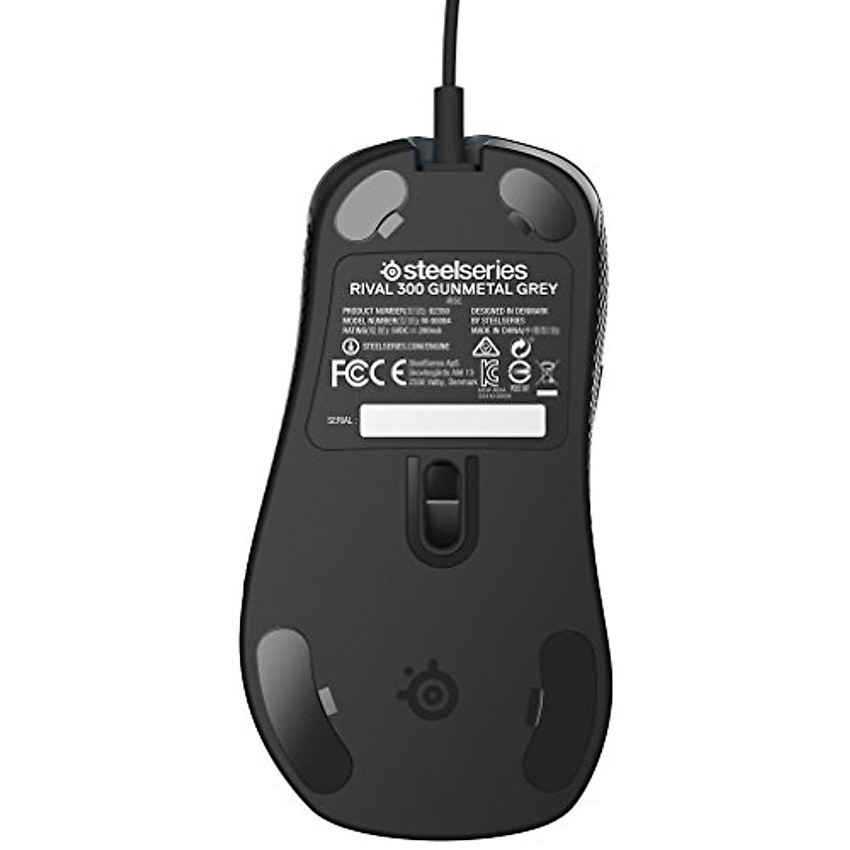 SteelSeries Rival 300, Optical Gaming Mouse - Gunmetal Grey