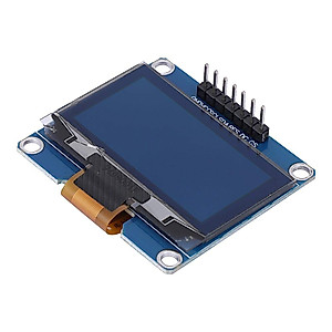 1.54 Inch OLED Module 128 x 64 White Yellow Blue SSD1309 Driver I2C Interface Display Module (White)