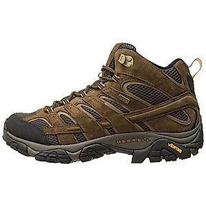 Merrell Men's Moab 2 Mid Waterproof Hiking Boot, Earth, 13 2E US