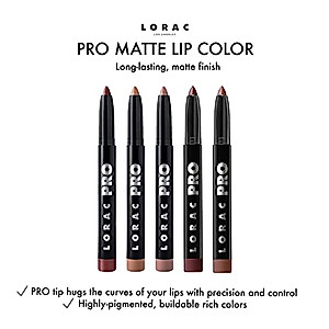 LORAC PRO Matte Lip Color, Rose Brown