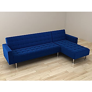 Gold Sparrow Houston Sofa Bed Sectional, Sapphire