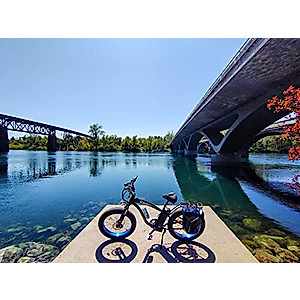 ECOTRIC Electric Bike 26" Fat Tire 750W Electric Bicycles 48V 13AH Removable Large Battery Beach Snow Mountain E-Bike for Adults UL Certified with Dual Shock Absorber & Shimano 7-Speed