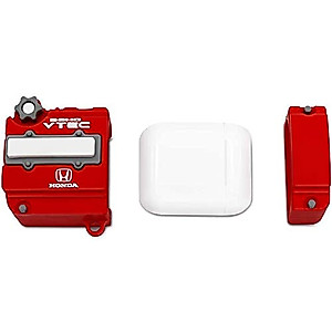 Prime Spot DOHC VTEC Apple Airpods Engine Silicone Case Cover for Protection Fits 1st Gen and 2nd Gen Wireless Charging