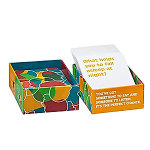 ChatterChance Kids: Conversation Card Game Gift for Family Fun Activities or Car Travel Road Trip Games for Children - 80 Thought Provoking Question Deck of Cards Learning Social Skills Therapy