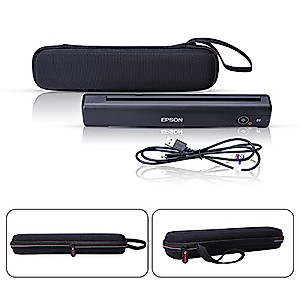 XANAD Hard Case for Epson Workforce ES-50 / ES-55R / ES-60W / ES-65WR / DS-30 / DS-70 / DS-80W Document Scanner (Case Only)