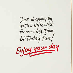 Hallmark Peanuts Birthday Card (Snoopy, Balloons)