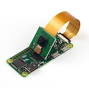 Arducam for Pi Camera Cable, 2 Pack 15 Pin 1.0mm to 22 Pin 0.5mm Flex Ribbon Extension Cable for Raspberry Pi Zero 2W with 150mm and 73mm