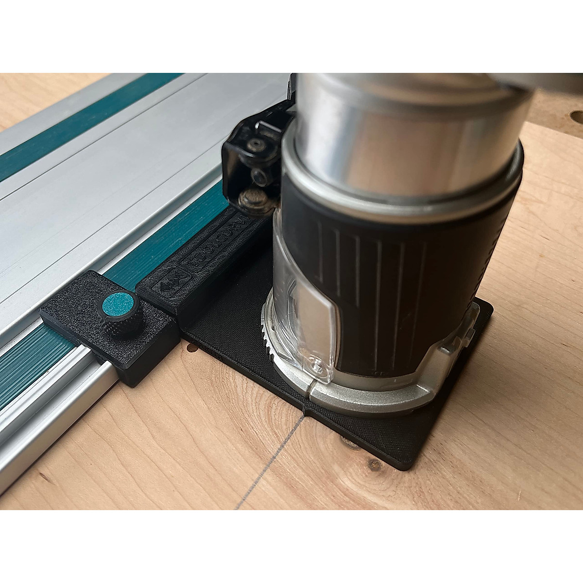 ToolCurve Guide Rail Adapter Compatible with Makita Router - Made in USA