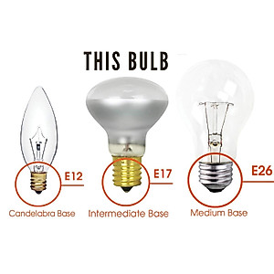 Xtricity 40W R14 Reflector Light Bulb, E17 Intermediate Base, 280 Lumens, Dimmable, 120V, (4 Pack)