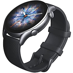 Amazfit GTR 3 Pro Smart Watch for Men,12-Day Battery Life, Alexa Built-in, Bluetooth Call & Text, GPS & 150 Sports Modes, 1.45”AMOLED Display, Fitness Watch with SpO2 Heart Rate Tracker, Black