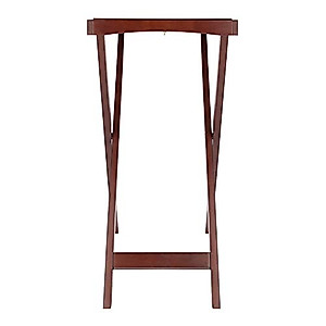 Winsome 94422 Folding Butler Tray Table, Antique Walnut