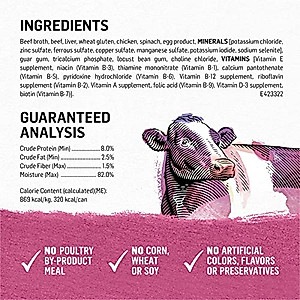 Purina Beyond Farm-Raised Beef and Spinach in Gravy Grain Free Wet Dog Food - (12) 12.5 oz. Cans