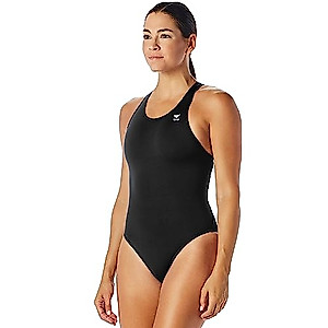 TYR Women's Durafast One Maxfit Swimsuit, Black, 34