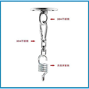 MEICOCO 700Lbs Weight Heavy Duty Hammock Spring for Hang Porch Swing Capacity Heavy Bag Spring