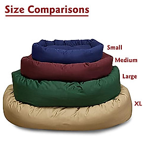 Majestic Pet 52 inch Gray Bagel Dog Bed Products