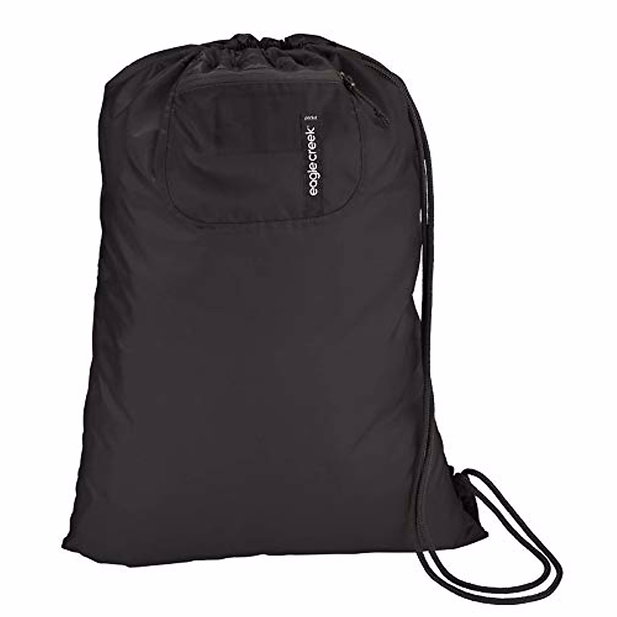 Eagle Creek Pack-It Isolate Travel Laundry Bag - Ultra-Lightweight and Odor- and Water-Resistant with Drawstring Cinch Closure, Packs Into its Own Zipper Pocket, Black