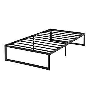 ZINUS Abel Metal Platform Bed Frame / Mattress Foundation with Steel Slat Support / No Box Spring Needed / Easy Assembly, Twin