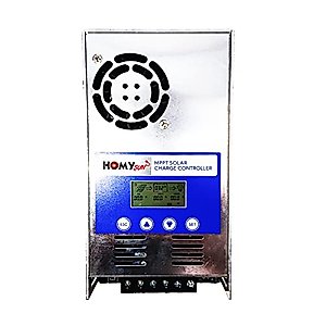 MPPT Solar Charge Controller 60A Regulator Charger Maximum Power Point Tracking Tracer Solar Panel Max Input 160V Battery Charge from 12V Up to 48V Off Grid System Controlador