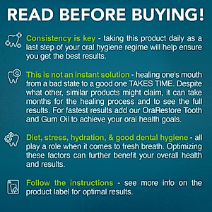 Oral Probiotics for Mouth Bad Breath Treatment for Adults: Dentist Formulated Advanced Oral Probiotics for Teeth and Gums +BLIS K12 M18 – 60 Chewable Oral Health Probiotics Tablets -Strawberry Vanilla