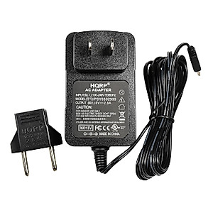 HQRP 5V 2.5A AC Adapter Power Supply Compatible with Raspberry Pi 3 Model B B+ A+ Plus; Banana Pro [UL Listed] Plus HQRP Euro Plug Adapter